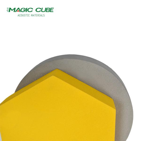 Quality High Density Fiberglass Acoustic Hanging Ceiling Panels Fireproof CE for sale