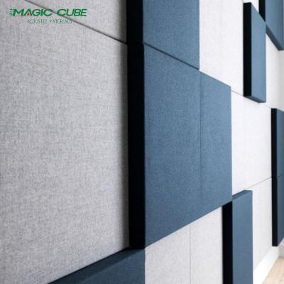 China Indoor Noise Reduction Fabric Acoustic Wall Panel 600*600mm Customized for sale