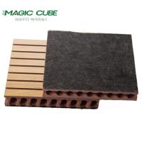 China Customized Colorful Acoustic Wood Panel Wall For Interior Decorating for sale