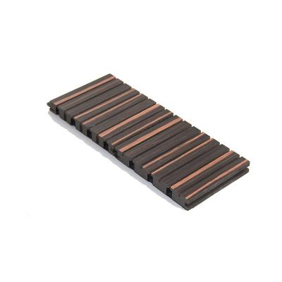 China Fireproof Wooden Grooved Acoustic Panel With CE Certificate 2440x132mm for sale