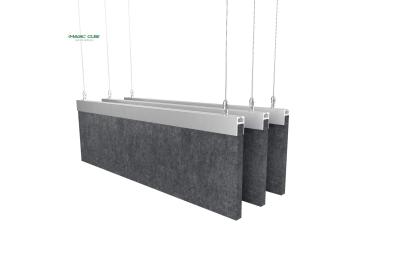 China High-Performance Polyester Fiber Ceiling Acoustic Panel for Concert Halls and Auditoriums PET Board for sale