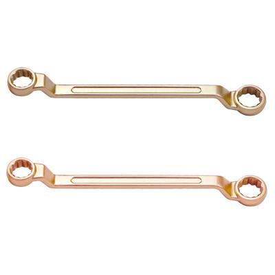 China non sparking tools double open spanner 6x7-30x32 in beryllium copper or aluminum bronze for sale