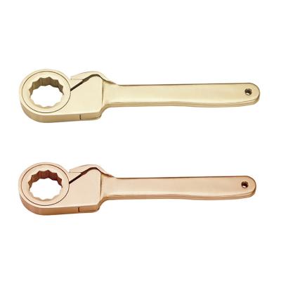 China non spark tools beryllium copper alloy or aluminum bronz alloy ratchet wrench 36mm 41mm for sale