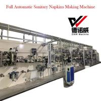 China Large Absorption Fully Automatic Sanitary Napkin Making Machine 300-700pcs/min DNW-165 Industrial Production Line for sale