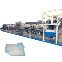 China DNW-285 Disposable Under Pad Making Machine 300pcs/min 40T Capacity with 98% Pass Rate for OEM Manufacturing for sale