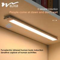China 6000K Rechargeable Closet Light 65-160LM Motion Sensor Wardrobe Light for sale