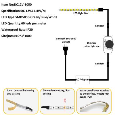 中国 2023 Factory Custom 12-48V Low-Voltage Ultra-Thin Self-Adhesive Waterproof LED Line Lamp  Ceiling Wine Cabinet Light Led 販売のため