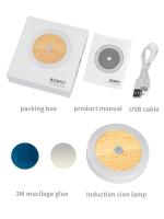 China Bedside Motion Sensor LED Light 4100K Usb Charged Night Light for sale