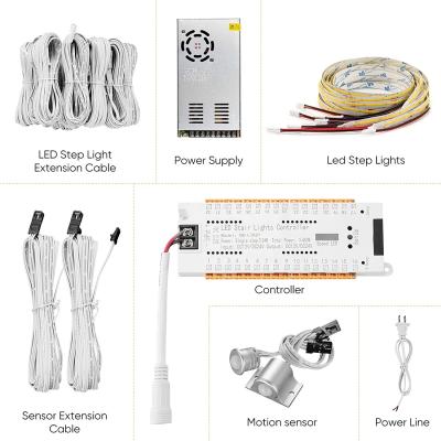 Cina OEM PIR Motion Detector Lampade per le scale COB Motion Activated Lampade per le scale all'interno in vendita