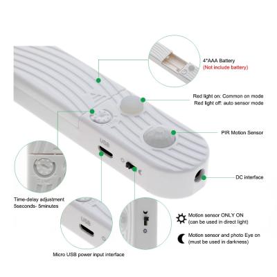 China 4100K Bateria Sensor de Movimento Lâmina LED para cozinha debaixo do armário à venda