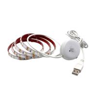 China Usb 7000K Motion Sensor LED Strip 3000mm Motion Activated Under Bed Light for sale