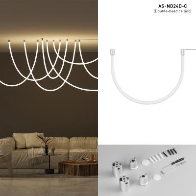 中国 360 シリコンネオンフレックスディフューザー ディムブル LED ストライプネオンライトディフューザー 販売のため