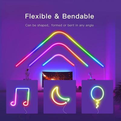 Cina 5m RGB LED Neon Strip WS2811 Neon Flex RGB 24V IP67 Esterno in vendita