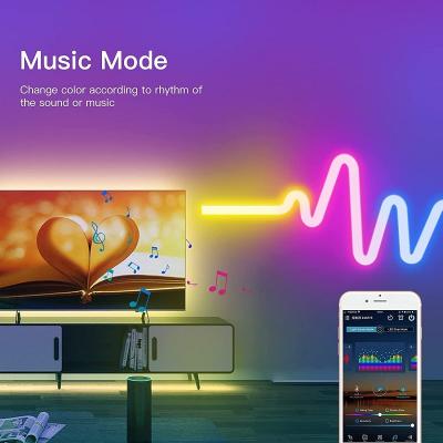 Cina 5m RGB LED Neon Strip WS2811 Neon Flex RGB 24V IP67 Esterno in vendita