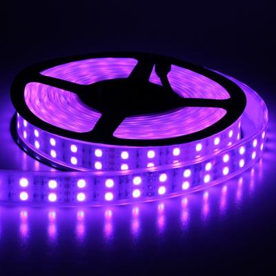 Cina 12V 5050 LED a striscia dimmabile doppia fila 120 perline bassa pressione in vendita