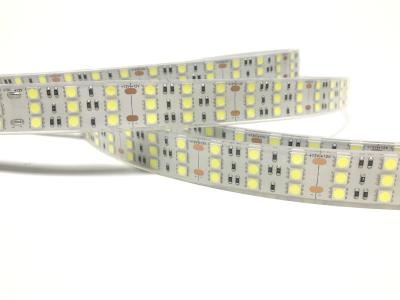 China 9000K 5050 12V Lâmpadas LED Dimmable Strip Três fileiras de 180 lâmpadas Led Tape à venda