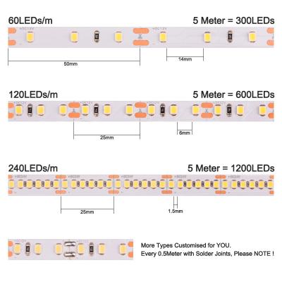 中国 6000k 自己アデシブストライプライト 240LED LEDライトストライプ アデシブバック 販売のため