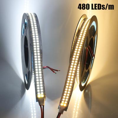 中国 3列のLEDストライプ 2835 360/480LEDs Per Meter 16mmセルフスティックLEDライト 販売のため