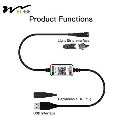 Cina WS2812B Wifi BlueTooth Controller WS2811 SK6812 RGB Led Strip Controller in vendita