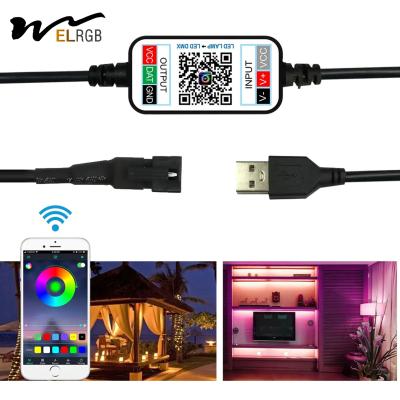 Cina WS2812B Wifi BlueTooth Controller WS2811 SK6812 RGB Led Strip Controller in vendita