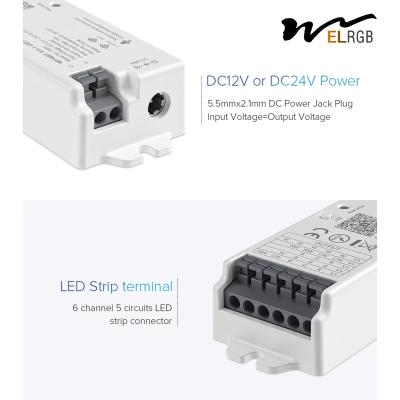 Cina Controller WB5 Componenti di luci a striscia a LED 5CH RGB RGBW CCT Dimmer Controller in vendita