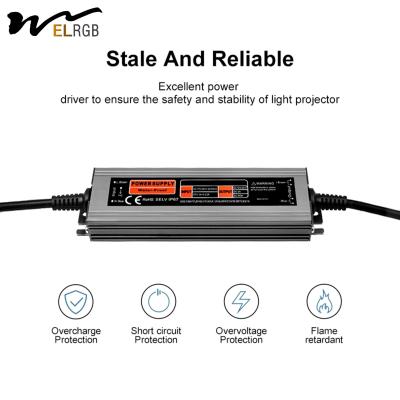 Cina IP67 Smps Trasformatore di luce a striscia a LED Parti 200W Trasformatore di potenza di commutazione in vendita