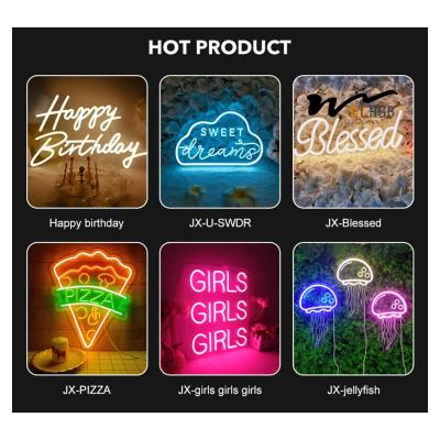 China Sinais de Neon Acrílico de Alta Densidade 3000K Sinais de Neon Led Com Reverso Acrílico Claros à venda