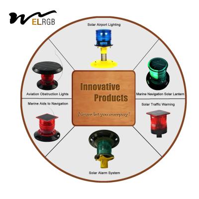Cina Lampade di navigazione a LED solari marine 3500K Lampade a masto a LED Vela in vendita