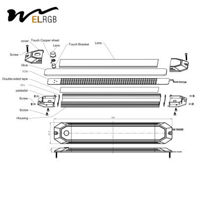 Cina 540Lm Surface Mount Marine Ceiling Light IP67 Per Barche Yacht in vendita