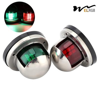 Cina 5050SMD IP68 Faretti a prua per imbarcazioni Rosso Verde Luci di navigazione a prua LED in vendita