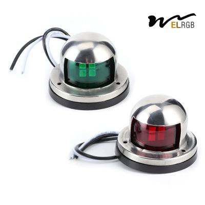 Cina 5050SMD IP68 Faretti a prua per imbarcazioni Rosso Verde Luci di navigazione a prua LED in vendita