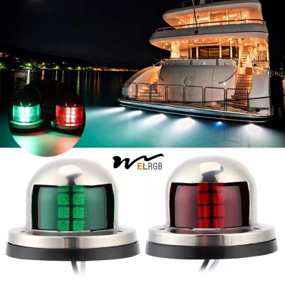 Cina 5050SMD IP68 Faretti a prua per imbarcazioni Rosso Verde Luci di navigazione a prua LED in vendita
