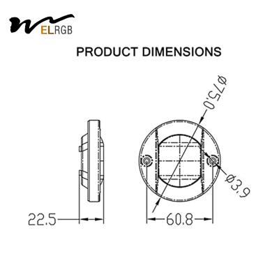 Cina 147 Lumen Navigation Stern Light Luci marini a LED 5000 ore di durata in vendita