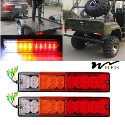 Cina 20 LED 12V luci impermeabili camion LED luce di coda lampada yacht auto rimorchio luce posteriore inversione di corsa frenata girare in vendita