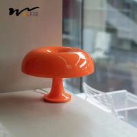 China Acrylic Orange Mushroom Lamp Indoor Work Light E27 Switch Control for sale