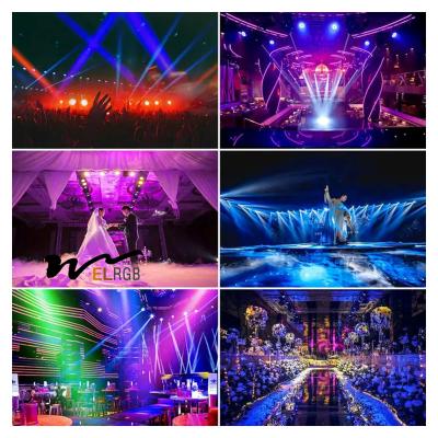Cina 260W RGBW DMX512 Disco Moving Head Light 16CH Disco Par Light in vendita