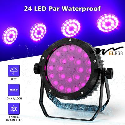 Cina 4100K Led Par Can Stage Light RGBWA+UV 6In1 Par Stage Light in vendita