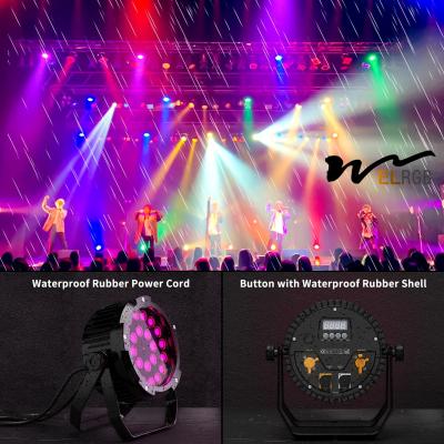 Cina 4100K Led Par Can Stage Light RGBWA+UV 6In1 Par Stage Light in vendita