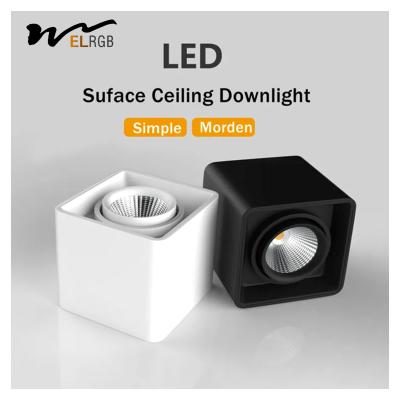 Cina 25w 30w Quadratura di luce a LED Riflettore di lavoro all'interno Luce senza taglio COB Superficie montata in vendita