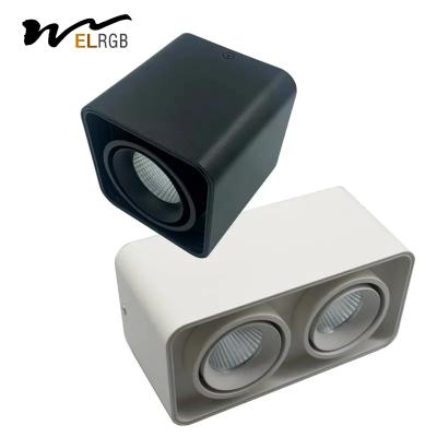 Cina 25w 30w Quadratura di luce a LED Riflettore di lavoro all'interno Luce senza taglio COB Superficie montata in vendita