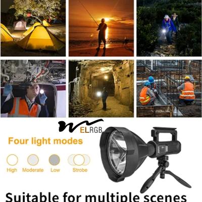 Cina 90000 lumens Luce di lavoro all'aperto 6000K Riflettore di caccia ricaricabile in vendita