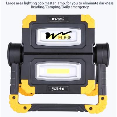 Cina 2000lm COB Led Work Light Outdoor Working Light Rechargeable Cob Work Light Lumiera di lavoro a LED in vendita