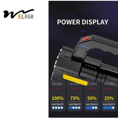 Cina 1500mah Torcia impermeabile ricaricabile Luce di lavoro esterna 6000K in vendita
