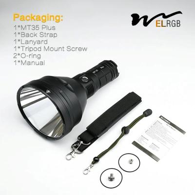 Cina MT35 PLUS Lanterna portatile XHP35 Hi 2700 Lumen Led Proiettore in vendita