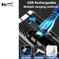 China 1000 Lumens 4led Rechargeable Cob Flashlight Multifunctional Led Flashlight for sale