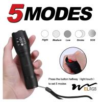China Camping Tactical Torch Outdoor Working Light IP65 Multifunction Emergency Flashlight for sale