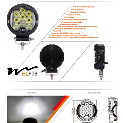 Cina IP67 Veicolo luci di lavoro a LED luci ausiliarie di guida per motocicli in vendita