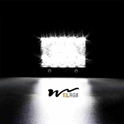 Cina 72w 24v LED Spotlight Veicolo LED luci di lavoro 4 pollici 4 fila 4x4 in vendita