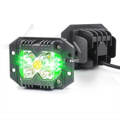 中国 3500LM キューブサイドシューター LEDポッド 車両 LED 作業灯 12V 6500K 販売のため