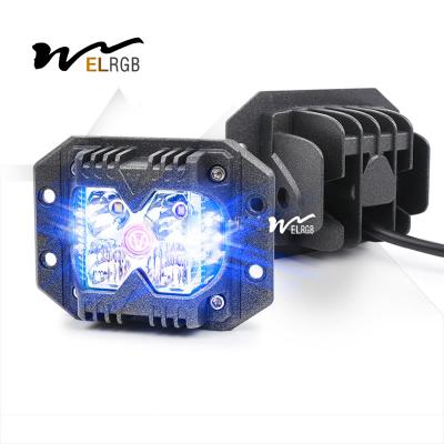 中国 3500LM キューブサイドシューター LEDポッド 車両 LED 作業灯 12V 6500K 販売のため